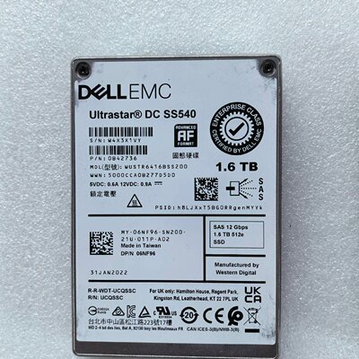 询价戴尔EMC Ultrastar DC SS540 1.6T可维修