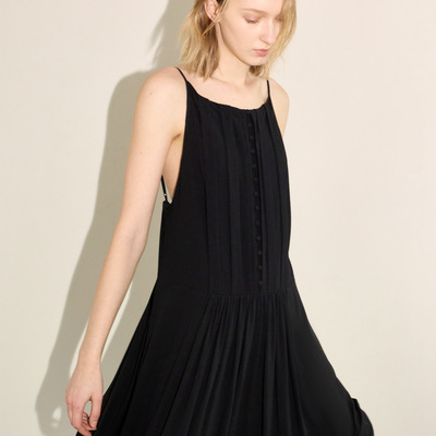 【杨子姗同款】Fabrique x Vera Wang 轻盈感围裙吊带露背连衣裙