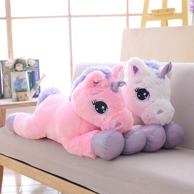 110/60cm Unicorn Plush Toy Soft Stuffed Popular Cartoo