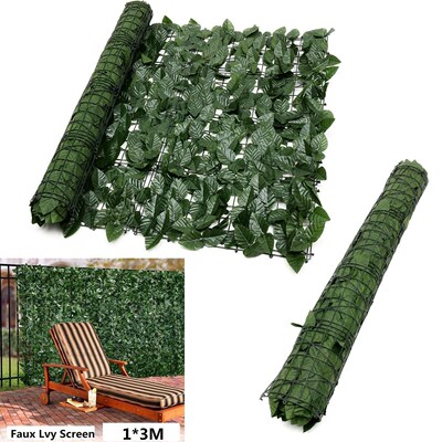 5mx1m Plant Wall Artificial Lawn Boxwood Hedge Garden Backya