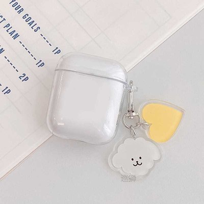 cartoon For AirPods 2 Case AirPods PRO Case cute Luxury flow