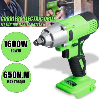 Drillpro 18V 650Nm Electric Brushless Impact Wrench Recharge