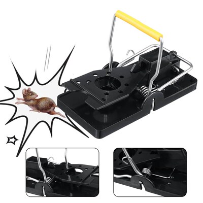 6/12pcs ABS Plastic REUSABLE Mousetrap Bait Snap Rat Mice Mo