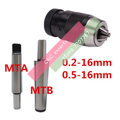 1SE Drill Chuck 0.2-16mm 0.5-16mm B18 with morse tapper arbo