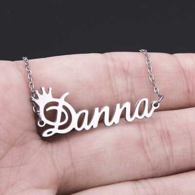 Lemegeton Personalized Customized Nameplate Necklace For Wom