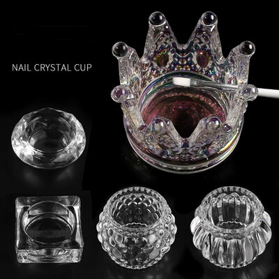 Nail Art Nail Painting Storage Crystal Cup Nail Toning Cosm