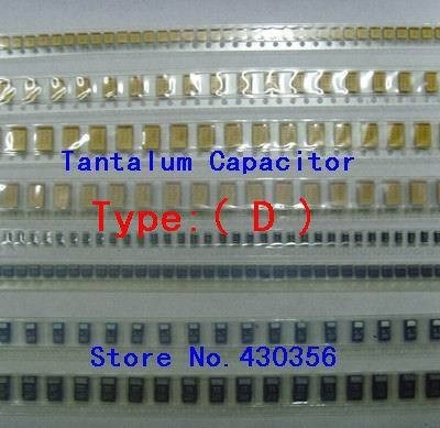 10PCS  Tantalum Capacitor  7343  TypeD   337  330UF 10V