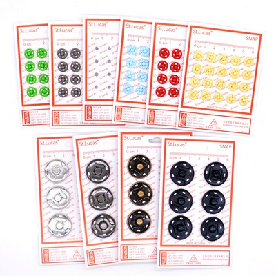 St.Lucas 1 pack metal copper Fasteners Press Button nylon In