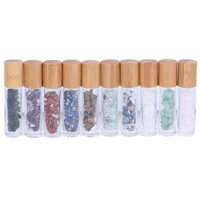 1pcs 10ml Natural Gemstone Roller Ball 10ml Essential Oil R