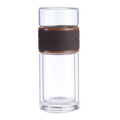 200Ml Glass Tea Water Bottle with Bag Tea Filter Separation