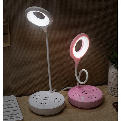Desktop Power Socket with 3Way Socket 2USB Vertical Table L