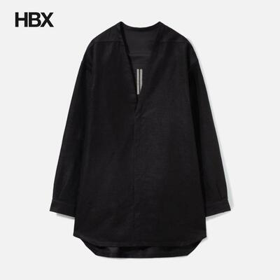 Rick Owens Concordian Shirt In Ramie Moleskin 衬衫男HBX