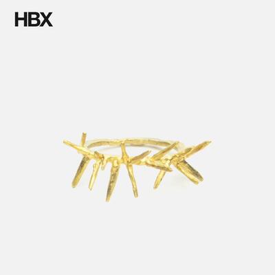 Undercover UC1E4R01 Brass Thorn Ring 戒指男HBX