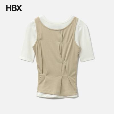 NACHE Folded Layered T-Shirt T恤女HBX