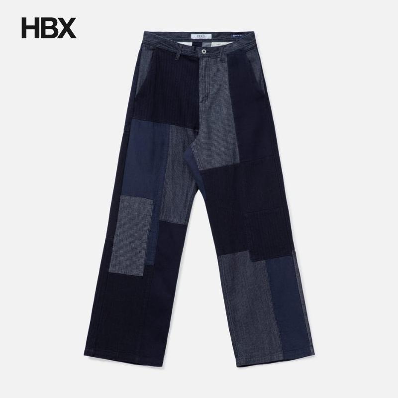 FDMTL Patchwork Pants Rinse 长裤男HBX