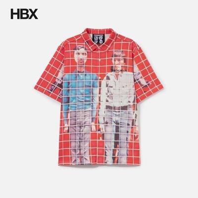 Pleasures X Talking Heads Food Button Up 衬衫男HBX