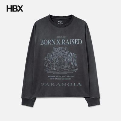 Born x Raised Paranoia Crest Longsleeve 长袖T恤男HBX