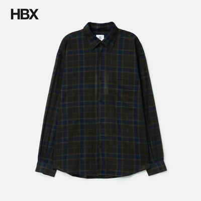 POLYTERU Loose Check Country Shirt 恤衫男HBX