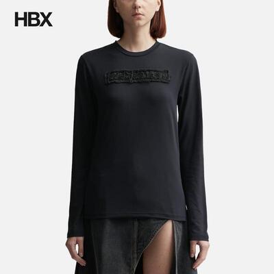 Y/PROJECT PATCH SECOND SKIN TOP 长袖T恤上衣女HBX