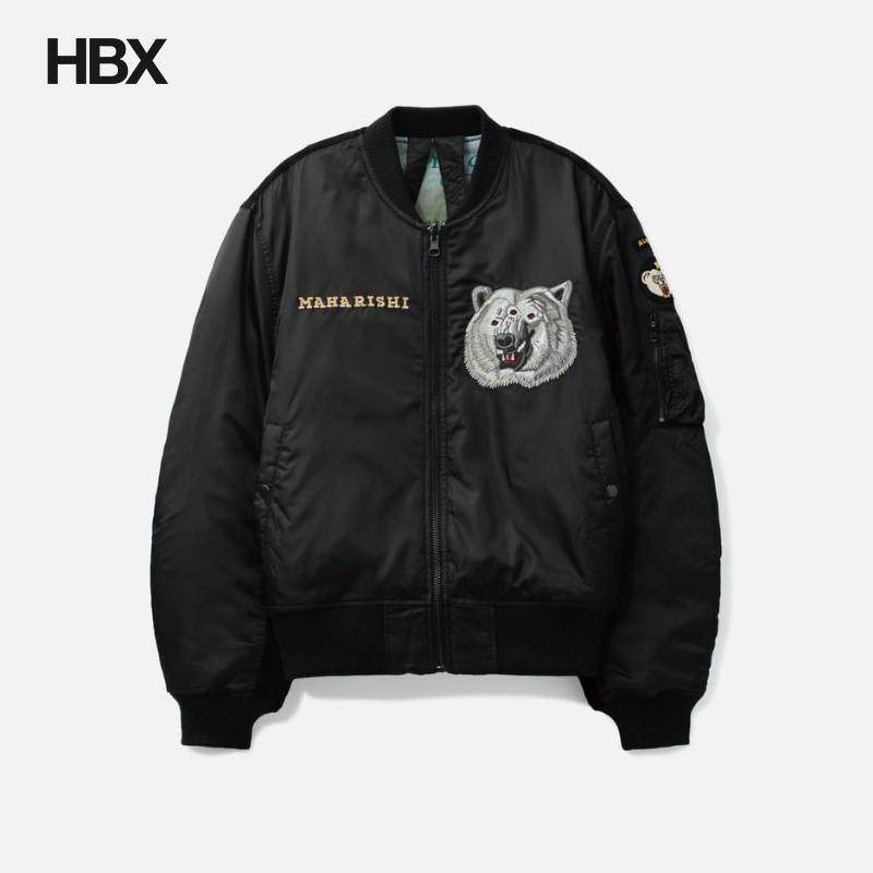 Maharishi The Alaskan Tour Embroidered Velvet 外套男HBX