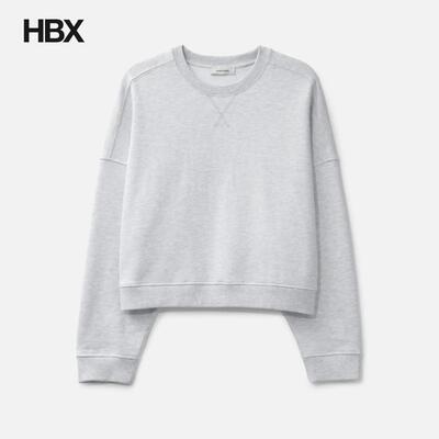 Entire Studios Box Crew Heather Grey 无帽卫衣男HBX