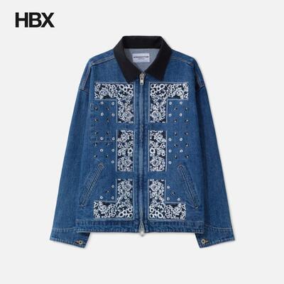 NOMARHYTHM TEXTILE Bandana Embroidery Denim 牛仔外套HBX