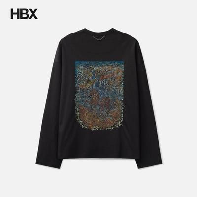SONGZIO Knight Embroidered Long Sleeve 长袖T恤男HBX