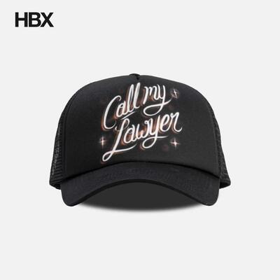Market Call My Lawyer Airbrush Trucker Hat 帽子男HBX