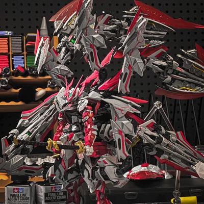 高达模型红龙异端强袭自由独角兽红异端菲尼克斯机甲拼装手办玩具