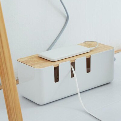 Creative Home Multi-Purpose Fire Wooden Cover Desktop Networ