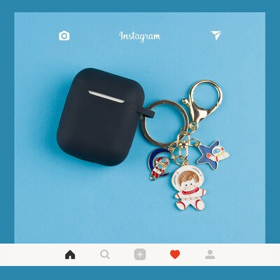For AirPods Pro 3 Case Cute Space Astronaut Silicone Earpho