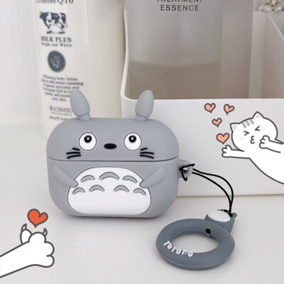 Totoro Cute for AirPods Case Cartoon Soft Case Wireless Hea