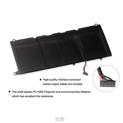 90V7W JHXPY JD25G 090V7W Laptop Battery For Dell XPS 13 9343