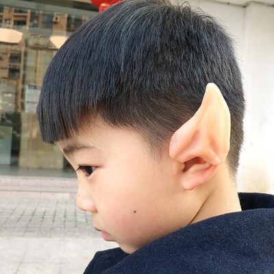 Latex Fairy Pixie Elf Ears Cosplay Accessories LARP Hallowe