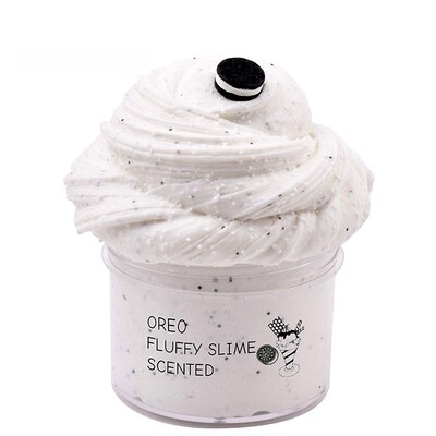 60ml/120ml Slime Fluffy Lizun DIY Kit Modeling Clay Light Pl