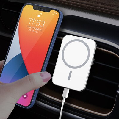 BENTOBEN 15W Magsafe Car Wireless Charger Mount Magnet Adso