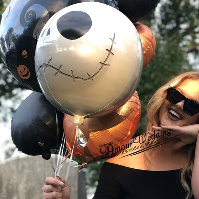 Halloween balloon Black bats Dancing skeletons Vampire