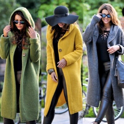 Ladies sweater women sweater winter coat cardigan jacket 女