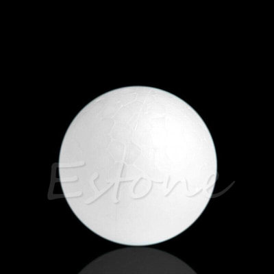 10Pcs 20-80mm Modelling Polystyrene Styrofoam Foam Ball XMAS