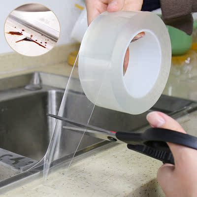 Kitchen Sink Mildew Waterproof Self Adhesive Tape Transparen