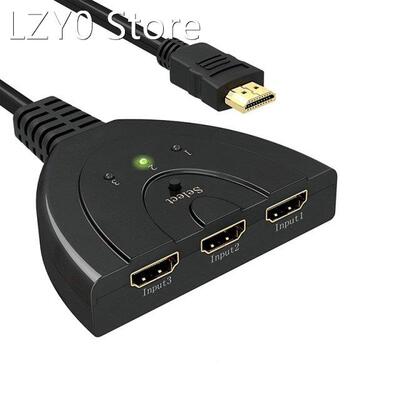 HDMI-Compatible Switch, 3-Port HDMI-Compatible Switcher Supp