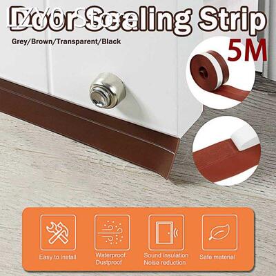 Dust Blocker Flexible Door Noise Draft Weatherstripping Wind