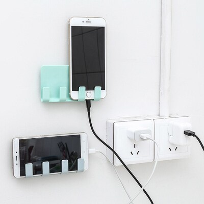 Mobile Phone Charging Mount Holder Wall Hanging Rack Hanger