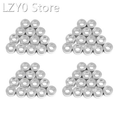 40Pcs Aluminum Column Flat Gasket Bushing 6mm Aluminum Bushi