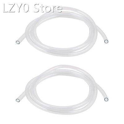 2pcs 6.5FT 8mm Inside Dmr. Clear Plastic PVC Hose for Contai