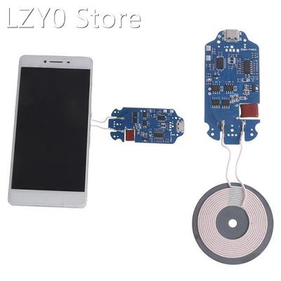 1pc Portable Up To 10W Qi Fast Charging Wireless Charger PCB