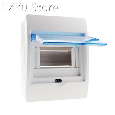 4-6 Ways Plastic Distribution Box Transparent Lid Distributi