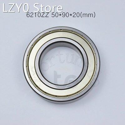 1pcs 6210ZZ 50*90*20(mm) free shipping chrome steel Metal S