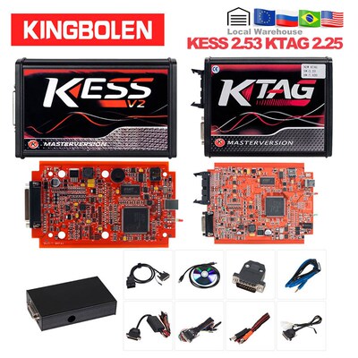 KESS V2 V2.53 V5.017 E Red ECM Titanium KTAG V2.25 V7.020 4