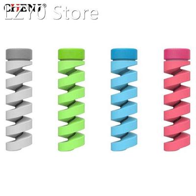 4pcs Cord Cover Prevents Protector Phone Data Line Sleeve Ea